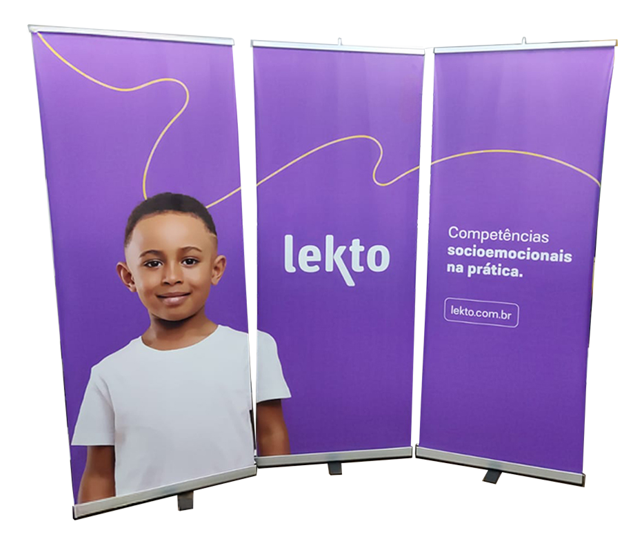 Banner Roll Up em Brasília | Impressão UV 48h | NGD Gráfica